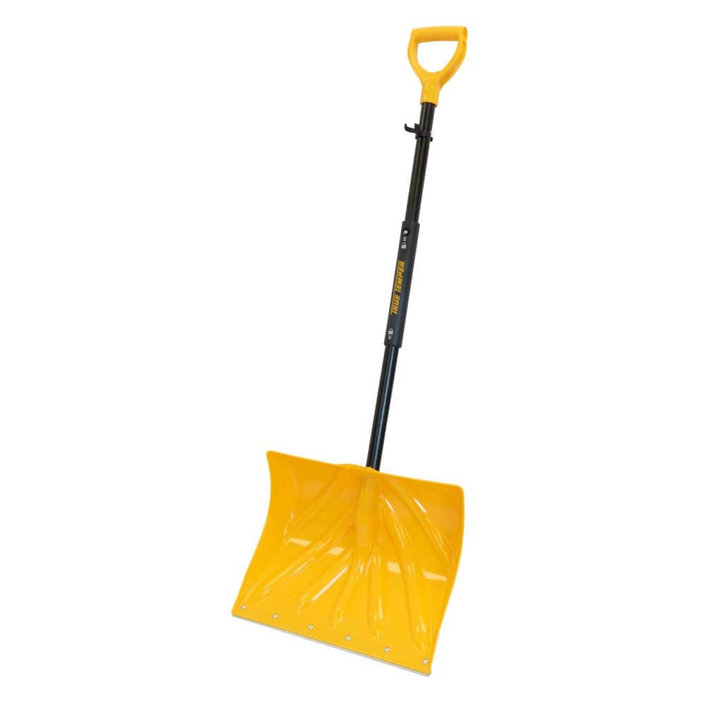 True Temper 18 in. Folding Quick Connect Metal Handle Plastic Snow ...