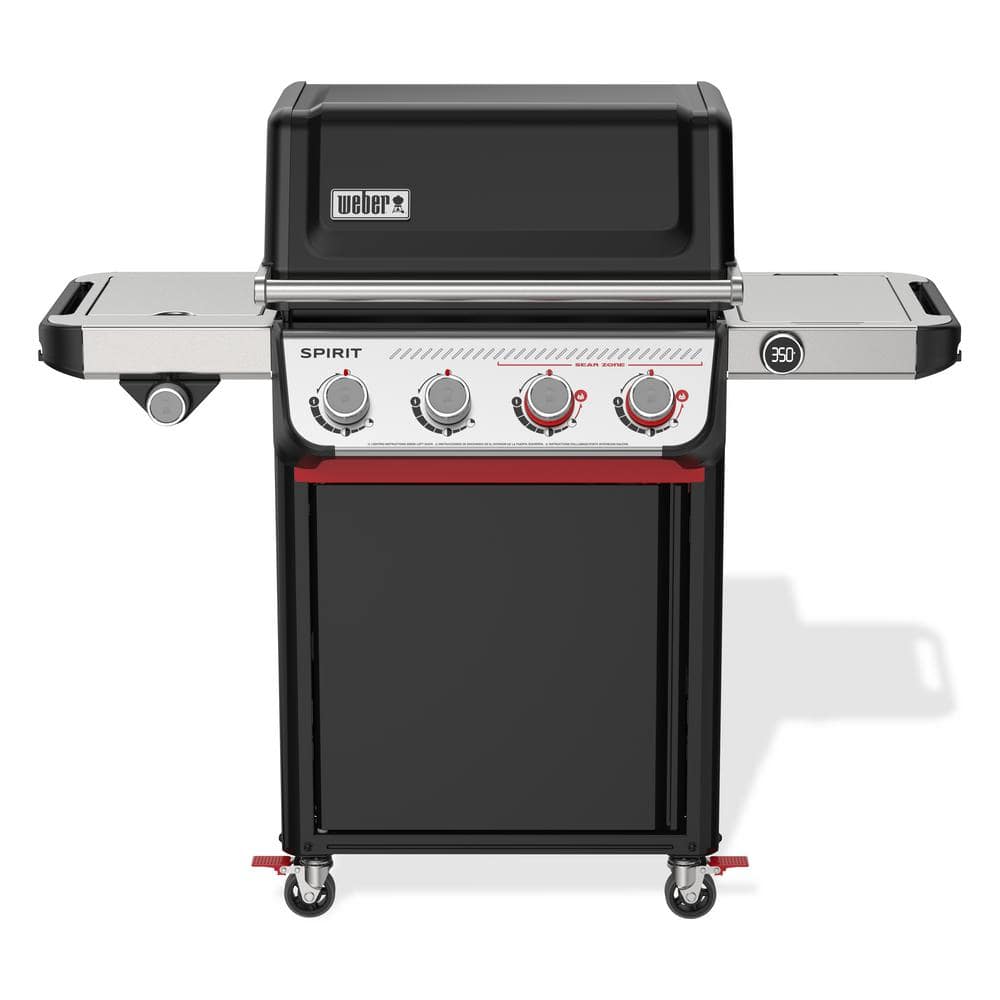 Weber Spirit EP-435 4-Burner Liquid Propane Gas Grill in Black with ...