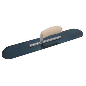 Marshalltown 22 in. x 4-1/2 in. Fully Rounded Exposed Rivet Blue Steel ...