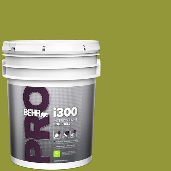BEHR PRO 5 gal. #S-H-410 Appletini Eggshell Interior Paint PR33305 ...