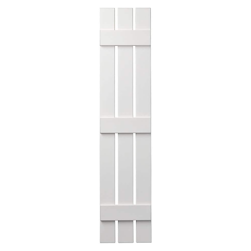 Ply Gem 12 in. x 59 in. Polypropylene 3-Board Open Board and Batten ...