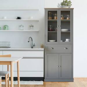 Gray - Pantry Cabinets - Kitchen & Dining Room Furniture - The Home Depot