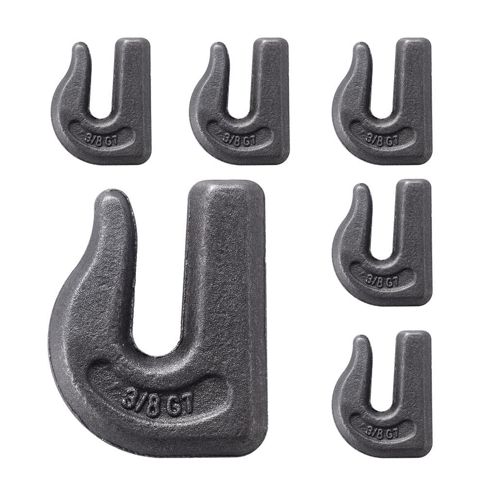 VEVOR Weld-on Grab Chain Hooks 3/8 in. 15,000 lbs, Heavy Duty Tow Hook ...