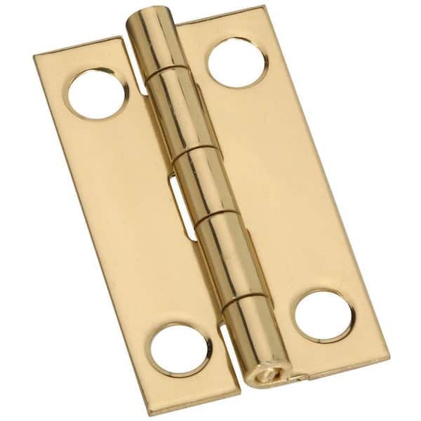 Stanley-National Hardware 1-1/2 in. Solid Brass Narrow Hinge CD5300 1.5 NARROW HGE 3 - The Home ...