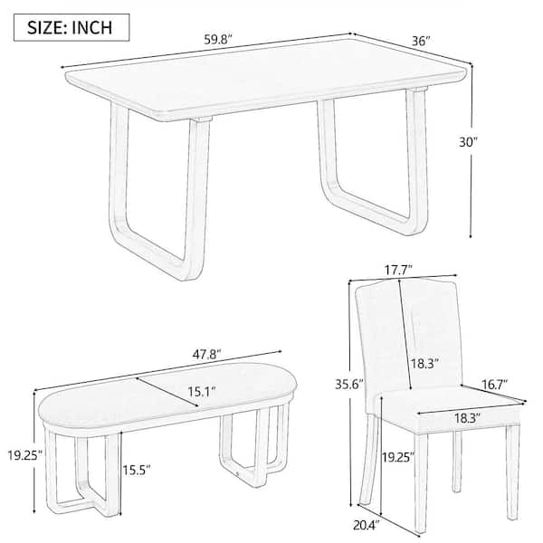Standard Size Dining Room Table