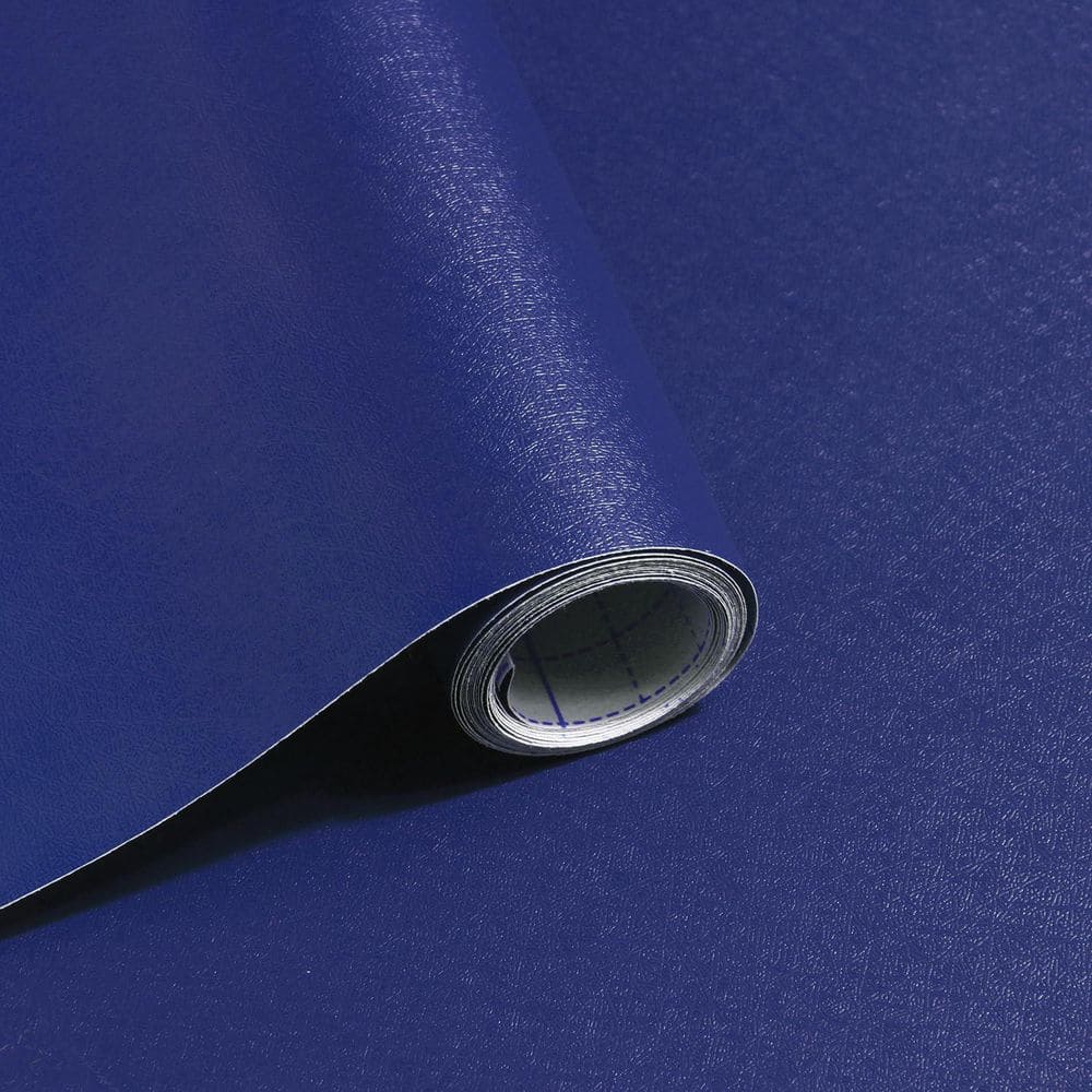 Navy Blue Solid Color Contact Paper Peel and Stick Wallpaper Roll ...