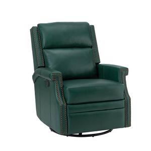 ARTFUL LIVING DESIGN Prudencia Teal Rocker Recliner with Wingback ...