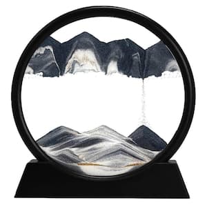 Afoxsos 7 in. 3D Dynamic Sand Art Liquid Motion, Deep Sea Sandscape ...