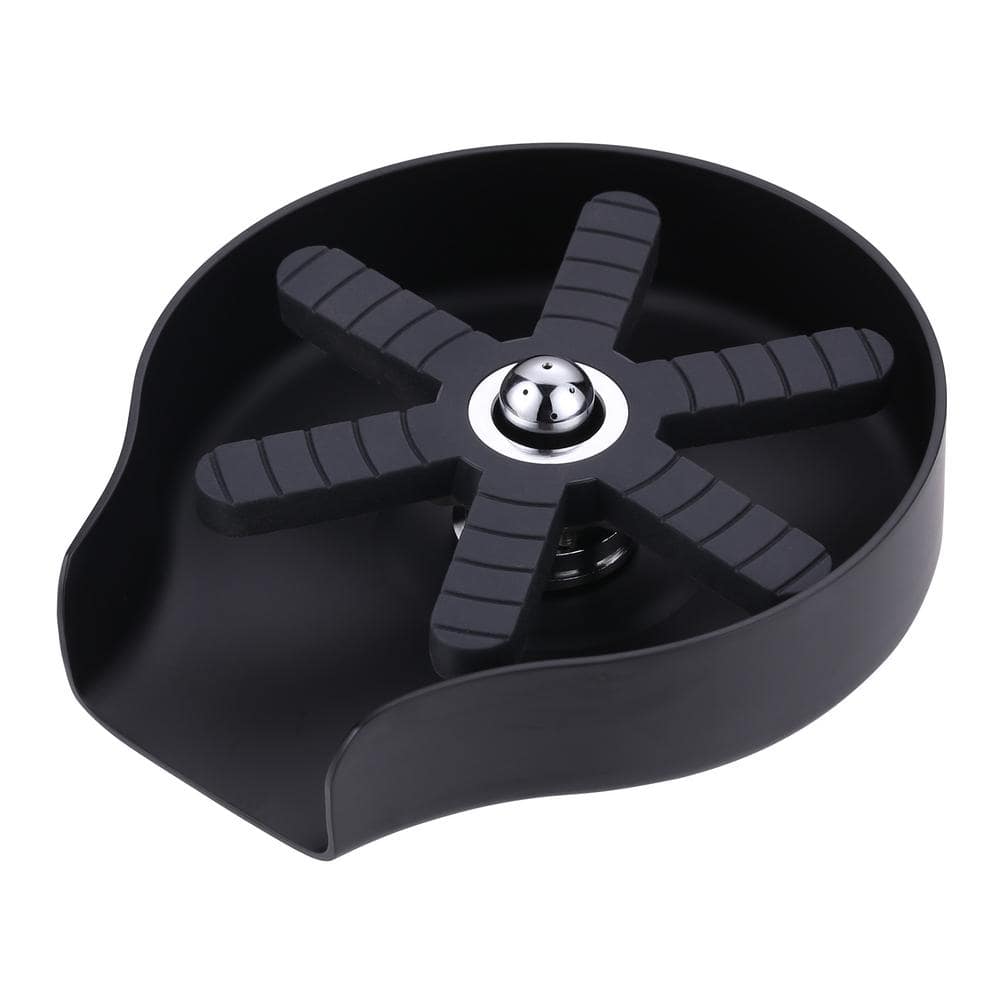 IVIGA 5 in. Stainless Steel Glass Rinser Cup Washer with Silicone Blade ...