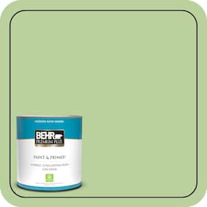 BEHR PREMIUM PLUS 1 gal. #P380-4 Four Leaf Clover Flat Exterior Paint ...