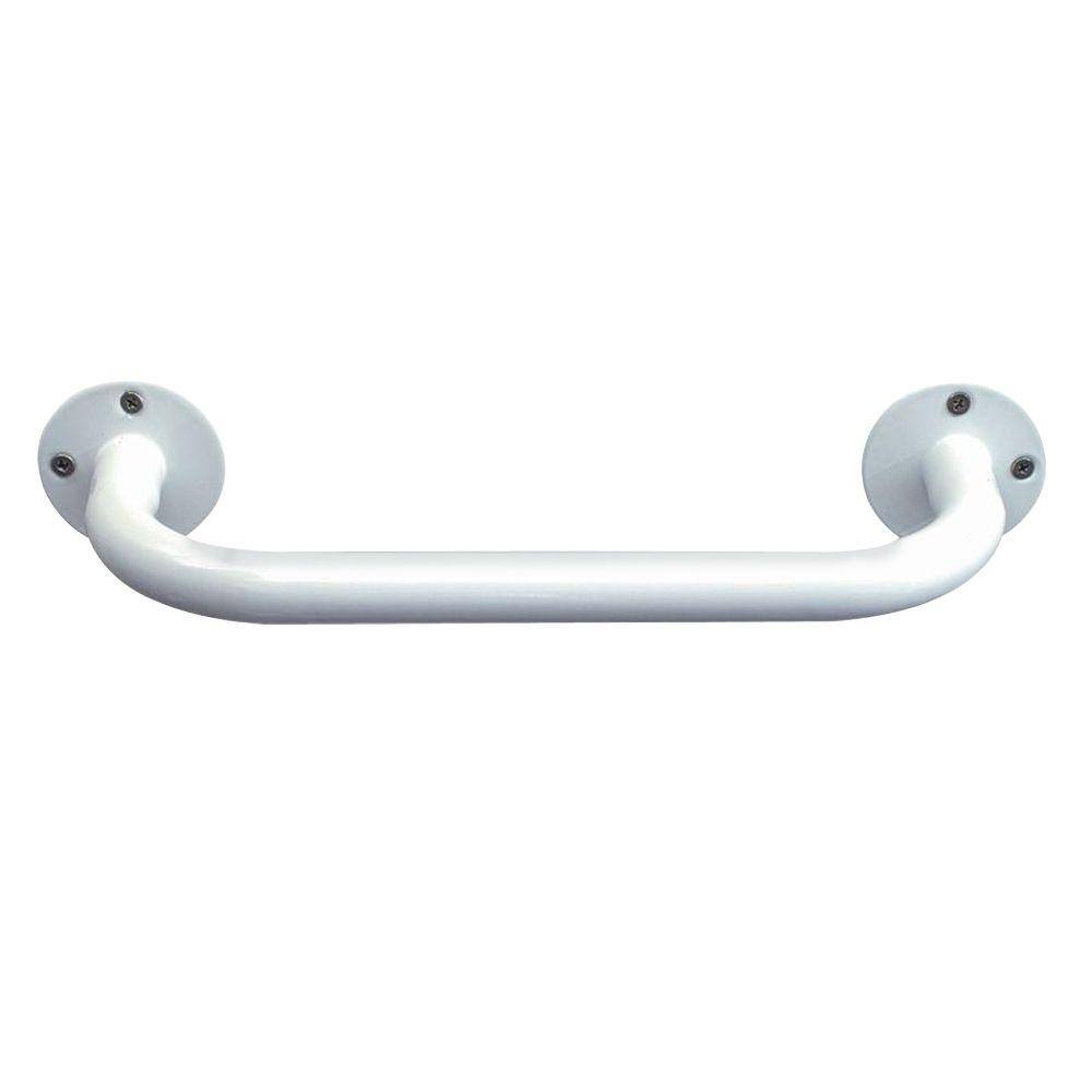 DMI White Powder 12 in. Grab Bar in White 521-1550-1912 - The Home Depot