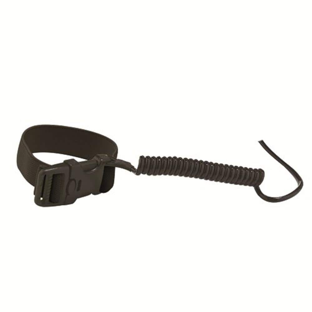 Ergodyne Black Coil Hard Hat Lanyard with Buckle 3157 - The Home Depot