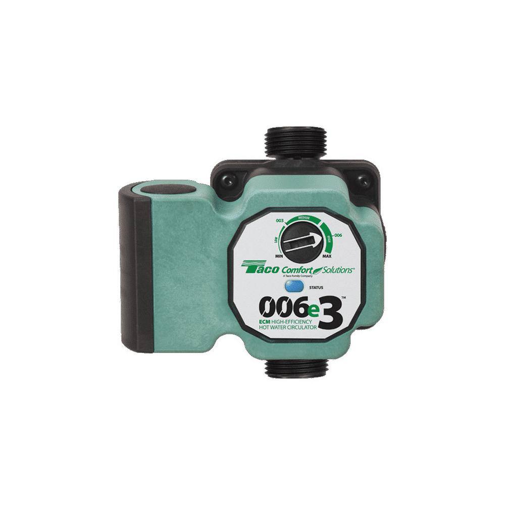 Taco Comfort Solutions ECM High-Efficiency Hot Water Circulation Pump ...