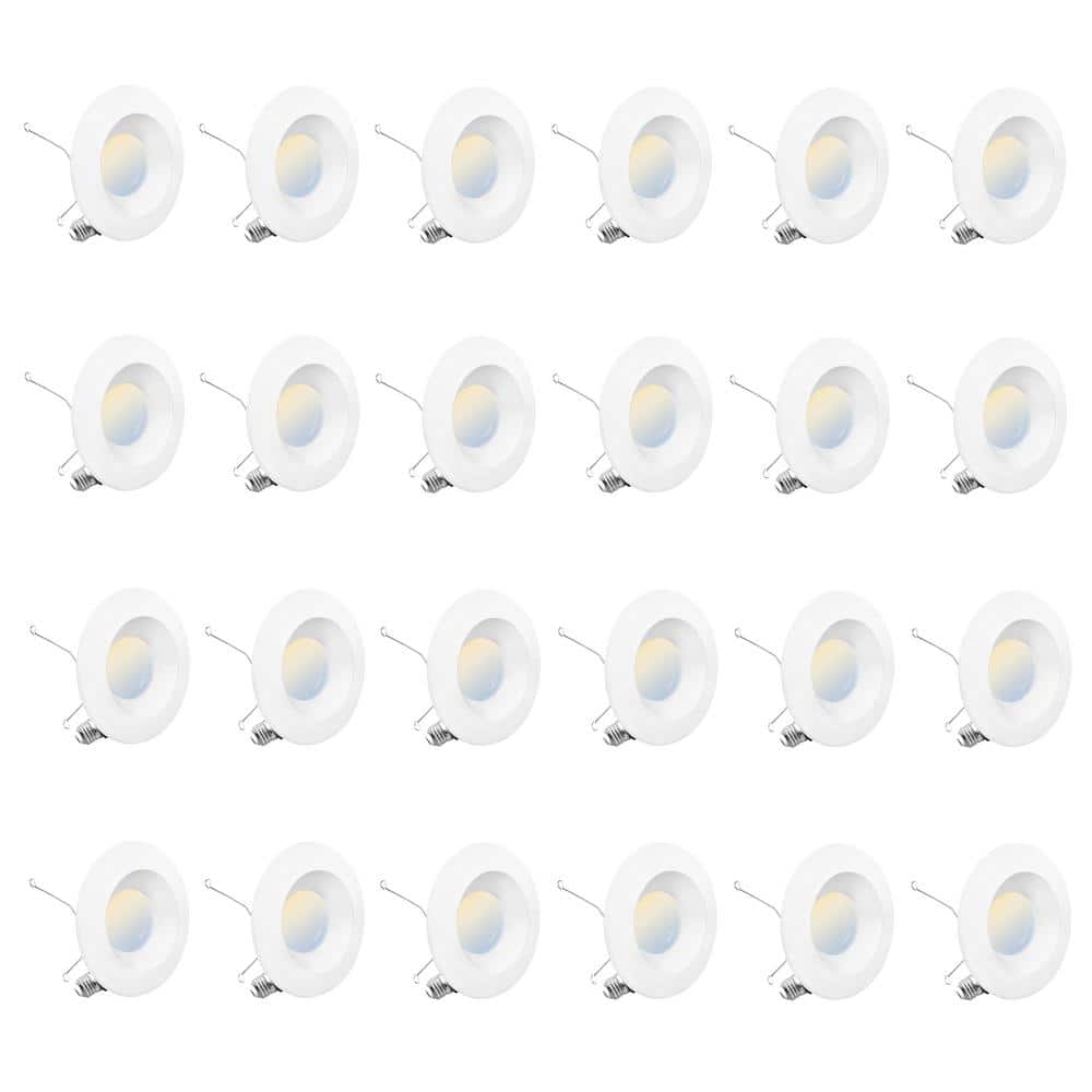 InfiBrite 6 in. 5CCT Selectable 12-Watt 1100 Lumens Recessed Retrofit ...