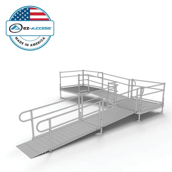 Reviews for EZ-ACCESS PATHWAY 18 ft. L-Shaped Aluminum Wheelchair Ramp ...