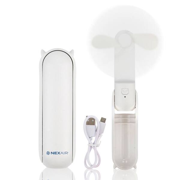GPX 4 in. USB Desk Fan in Blue AU25BU - The Home Depot