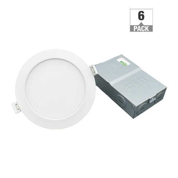 ETI LIGHTING Altair 4 in. Canless Downlight Integrated LED Recessed ...