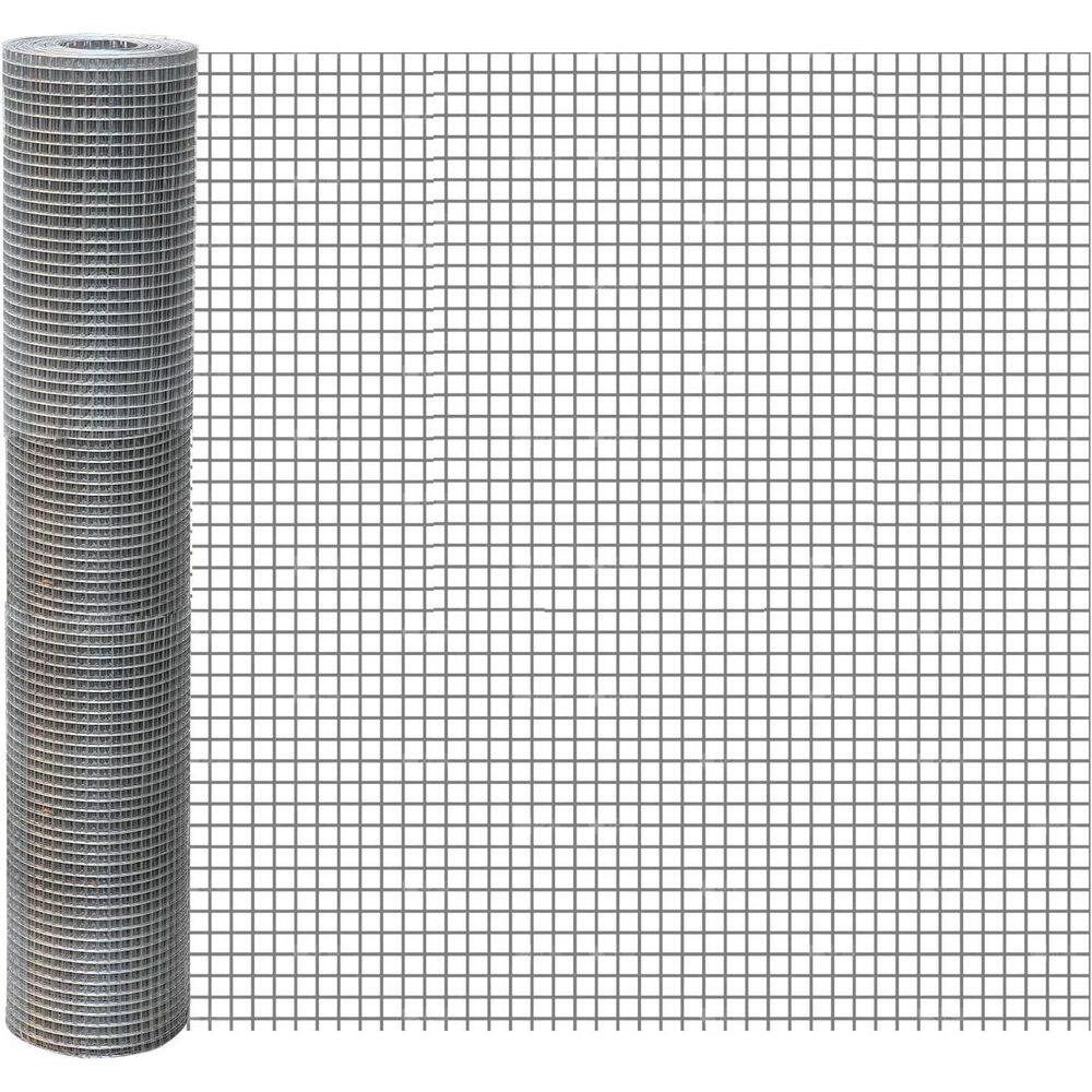 Galvanized Welded Hardware Cloth 19Ga 16x50' 1/2 Mesh Roll for Garden ...