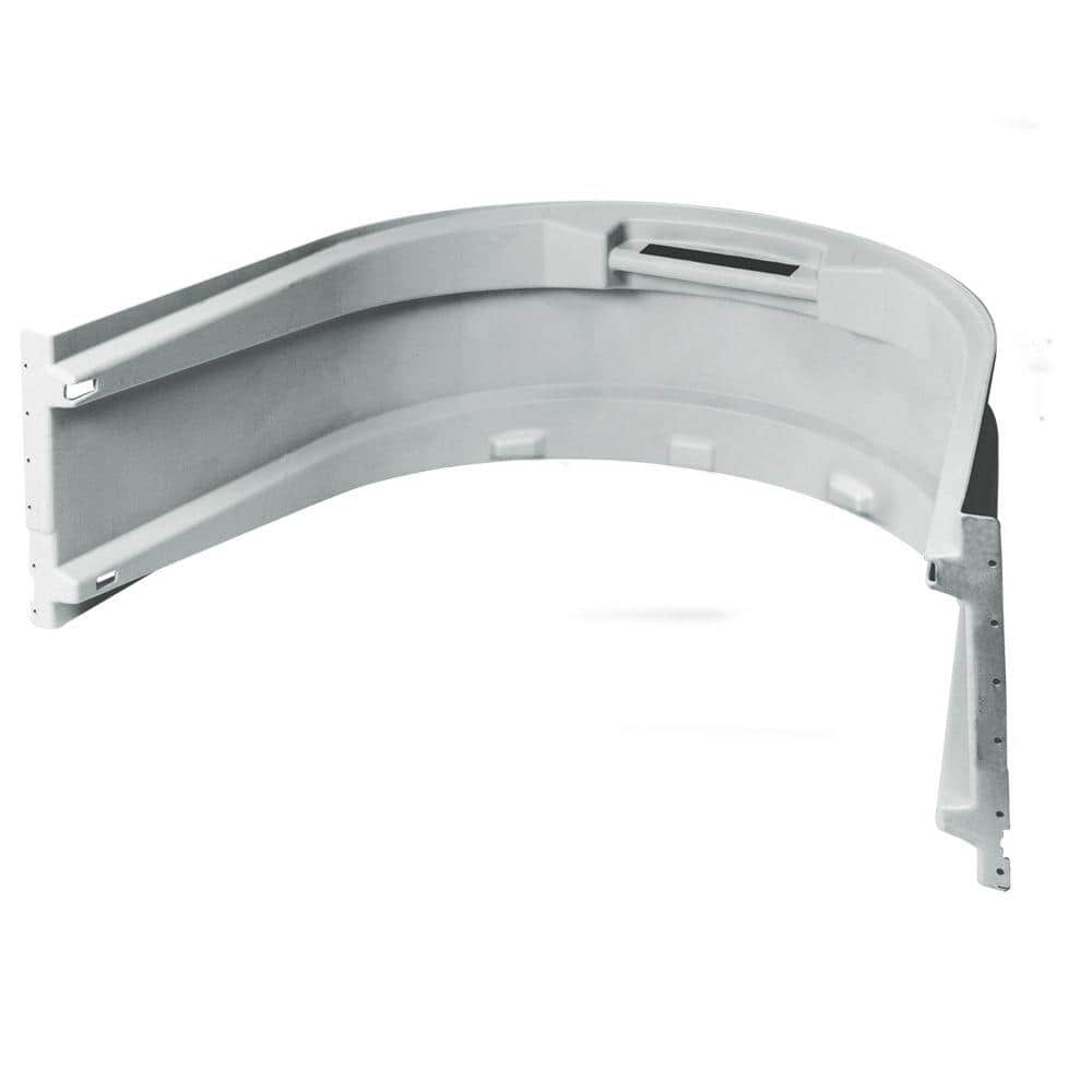 Wellcraft 5600 61 in. x 21 in. Polyethylene Window Well 056100092 - The ...