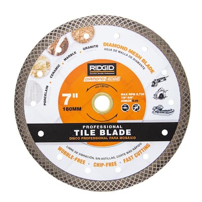 RIDGID 4.5 in. Continuous Rim Blade with Mesh Rim HD-CM45P