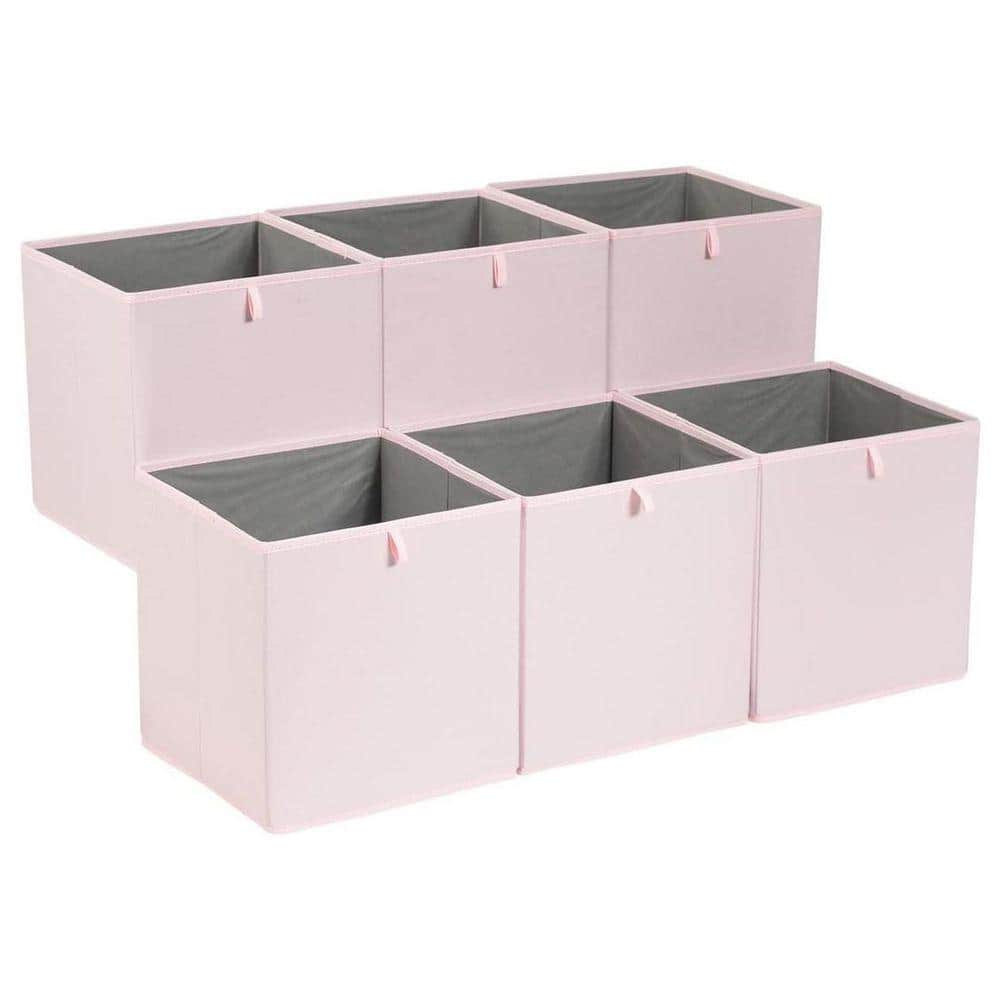 6 Pack Cube Organizer Bins, 13x15x13