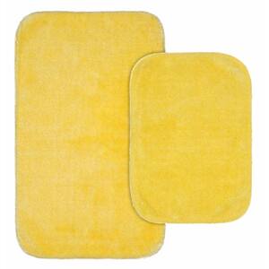 Garland Rug Traditional Rubber Ducky Yellow 21 in. x 34 in. Solid Plush ...