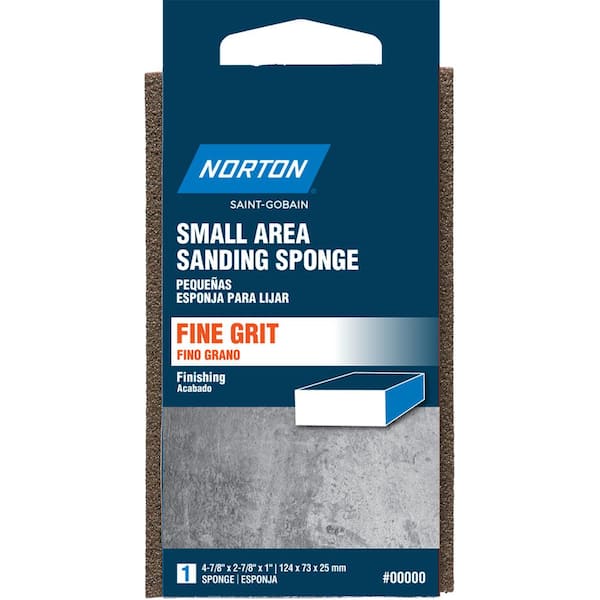 Norton Small Area Block Sponge 180g 07660768561 - The Home Depot