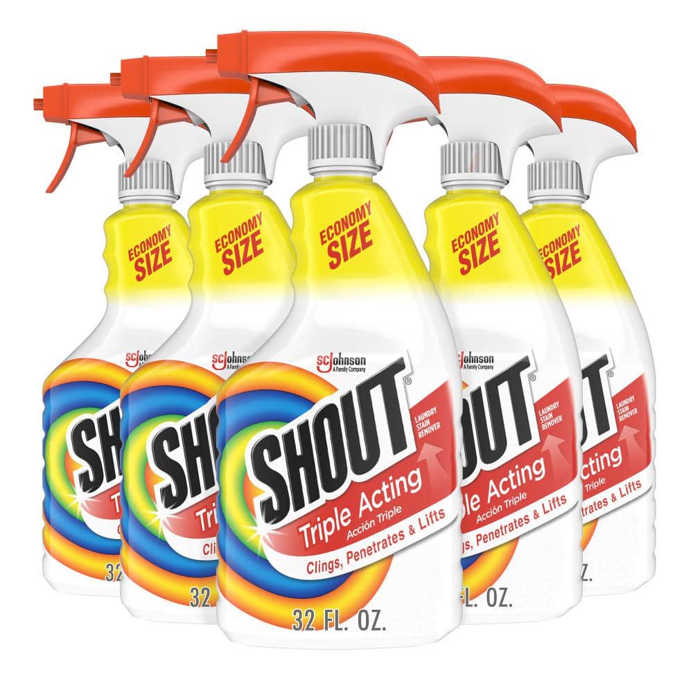 Shout 32 fl. oz. Trigger Fabric Stain Remover (5-Pack) 308680 - The ...