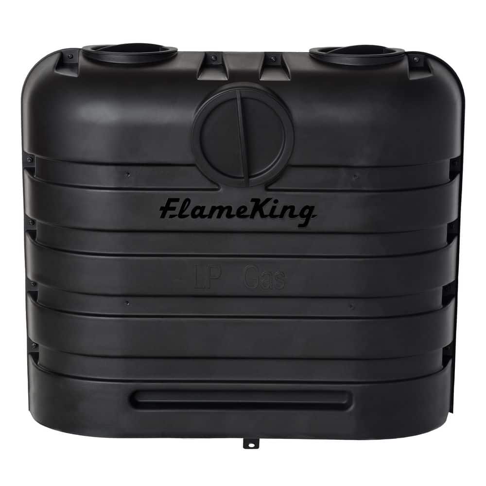 Flame King Heavy Duty Dual 30 lbs. Black Propane Tank Cover for RV ...