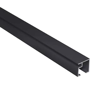 Reviews for Screen Tight 3/4 in. x 3/4 in. x 8 ft. Black Mini Track ...
