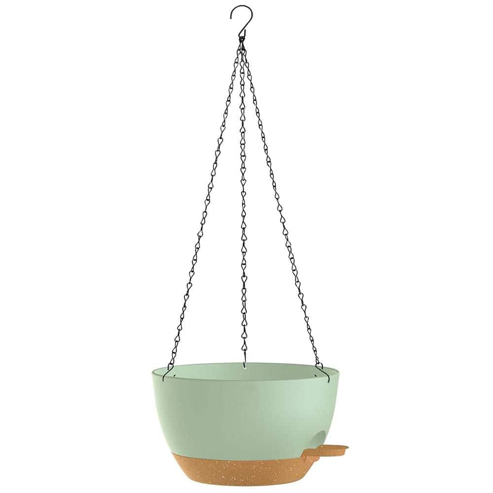 12 Inch Hanging Baskets 2 PC with Chains, Self-Watering Hanging ...