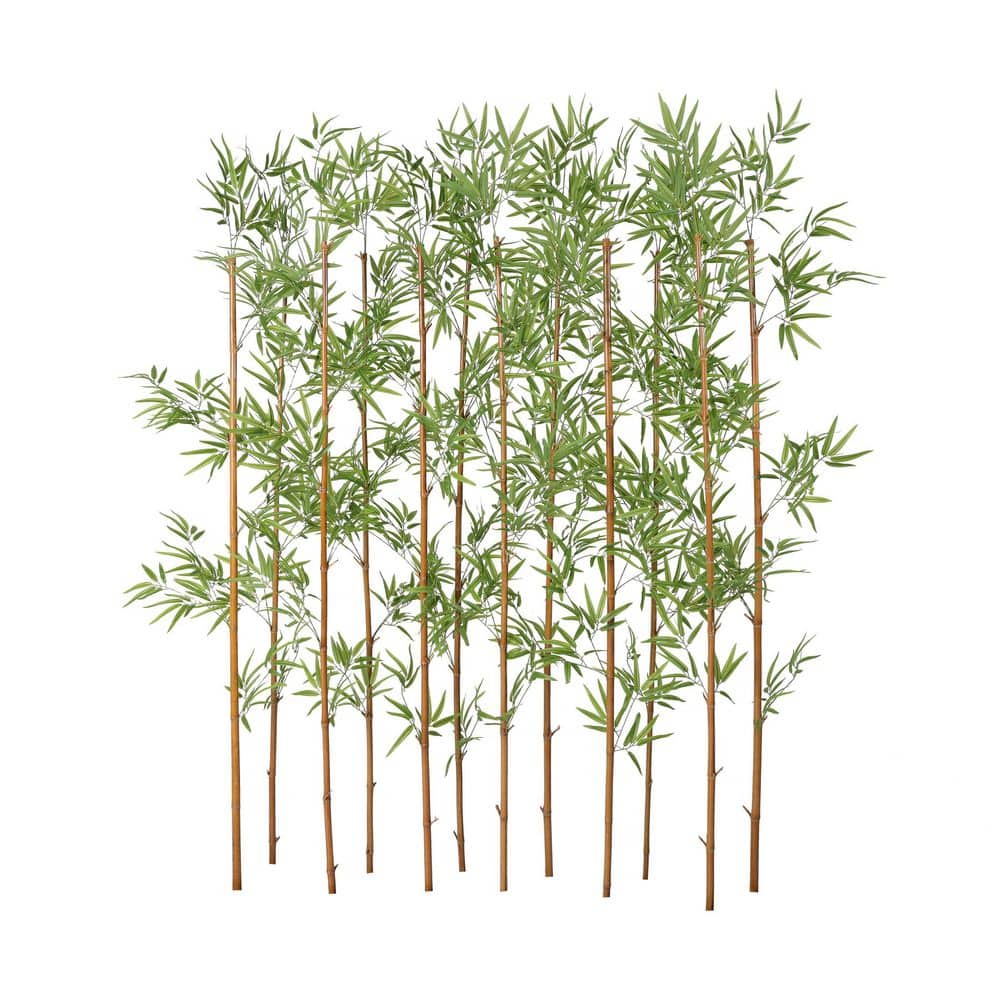 DR.Planzen 7 ft. Artificial Bamboo Tree 12 Pack Fake Plant with Silk ...