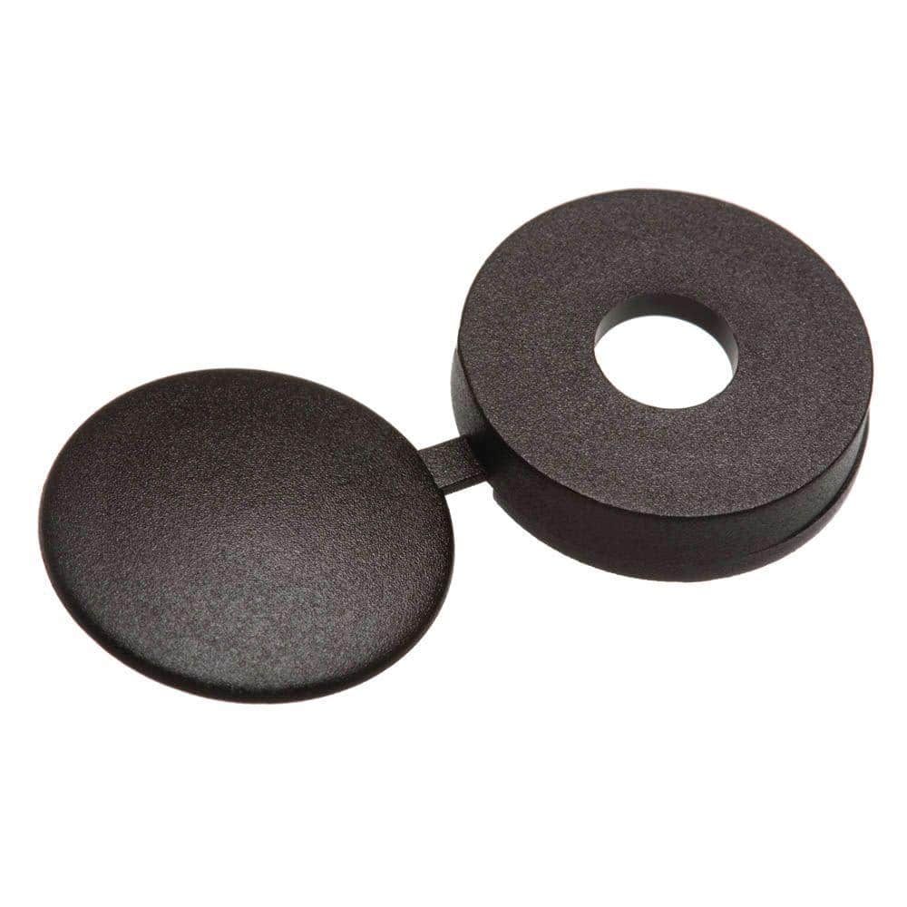 Everbilt #6 Black Hinged Pan-Head Screw Cover (3-Piece) 815978 - The ...