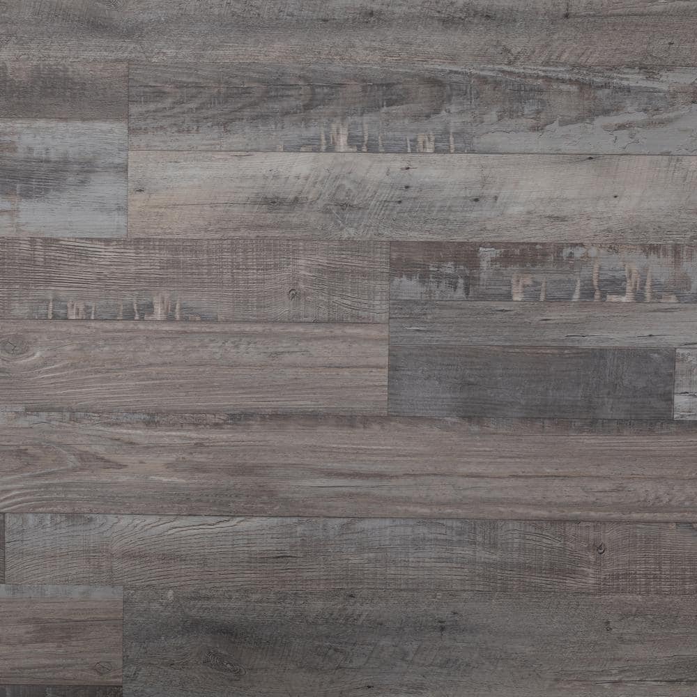 ASPEN FLOORING Pinyon 20 MIL x 7 in. W x 48 in. L Click Lock Waterproof ...