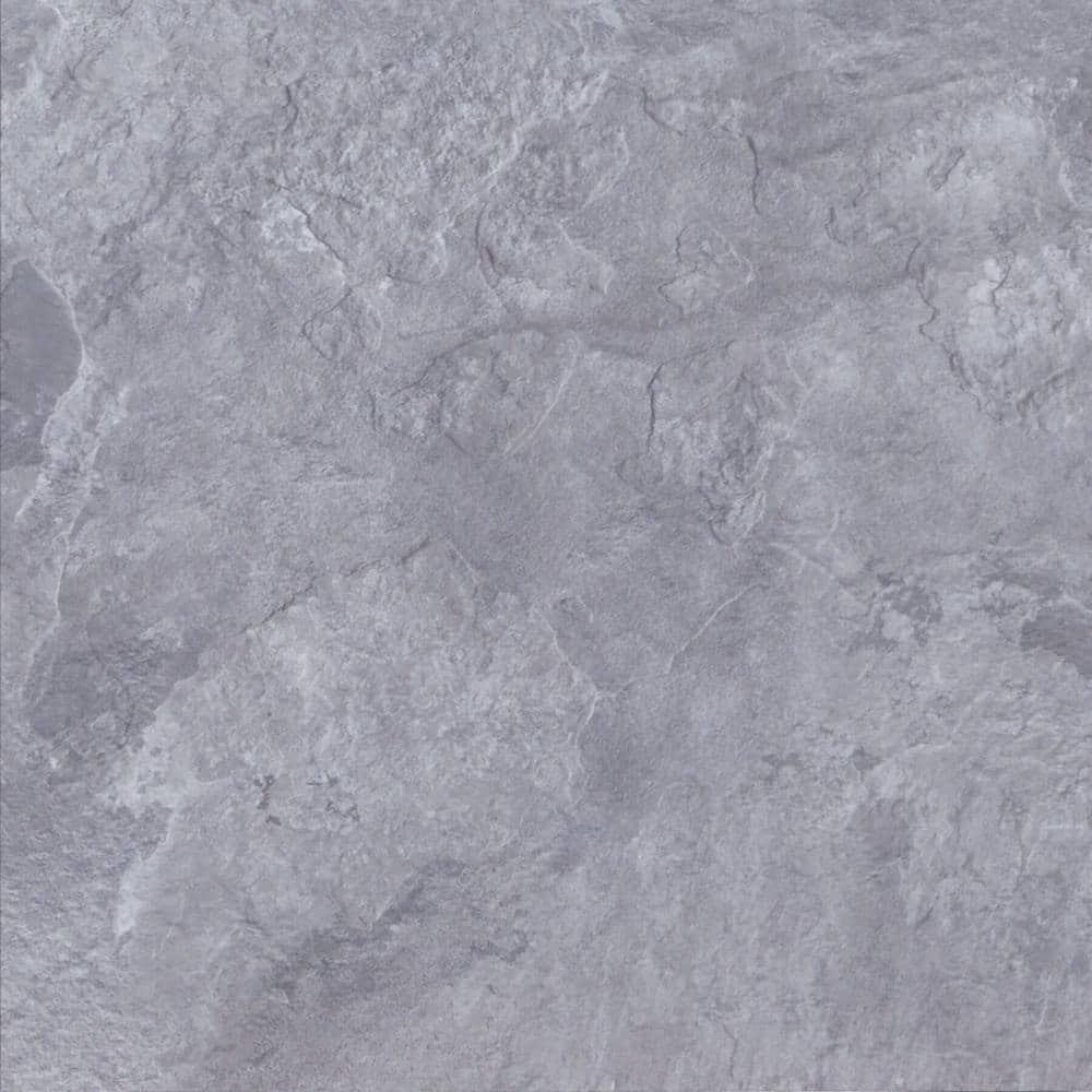 Reviews for TrafficMaster Smoke Slate 3 MIL x 12 in W x 12 in L Peel ...