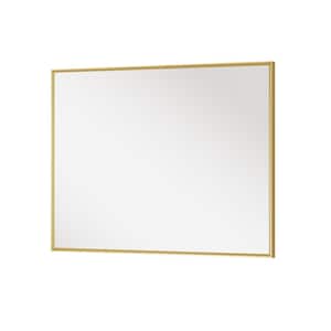 16 in. W x 20 in. H Beveled Edge Rectangle Aluminum Framed Wall ...
