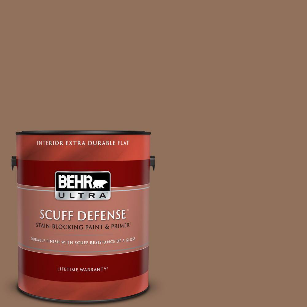 BEHR ULTRA 1 gal. #N240-6 Wild Mustang Extra Durable Flat Interior ...