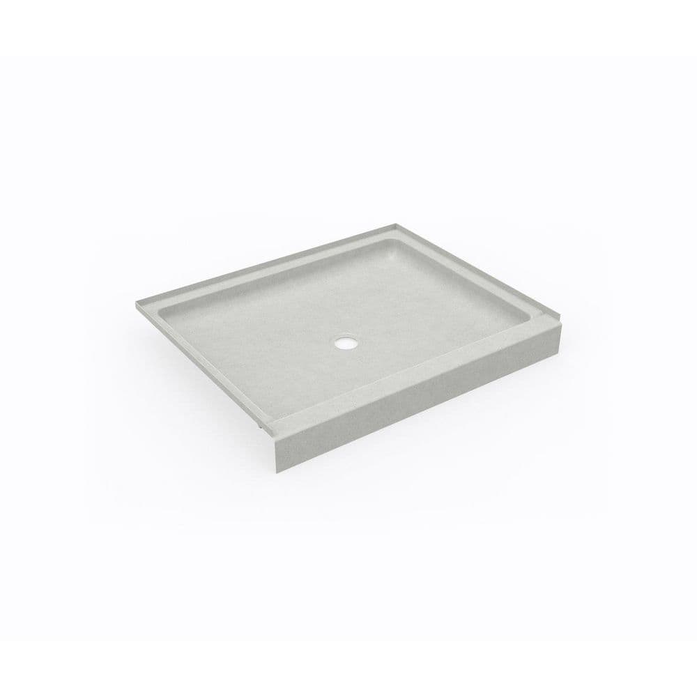 Swan Swanstone 42 in. L x 34 in. W Alcove Shower Pan Base with Center ...