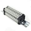 ASI 10-Gang Terminal Block Assembly, 24-6 AWG, 65 Amp, 600-Volt ...
