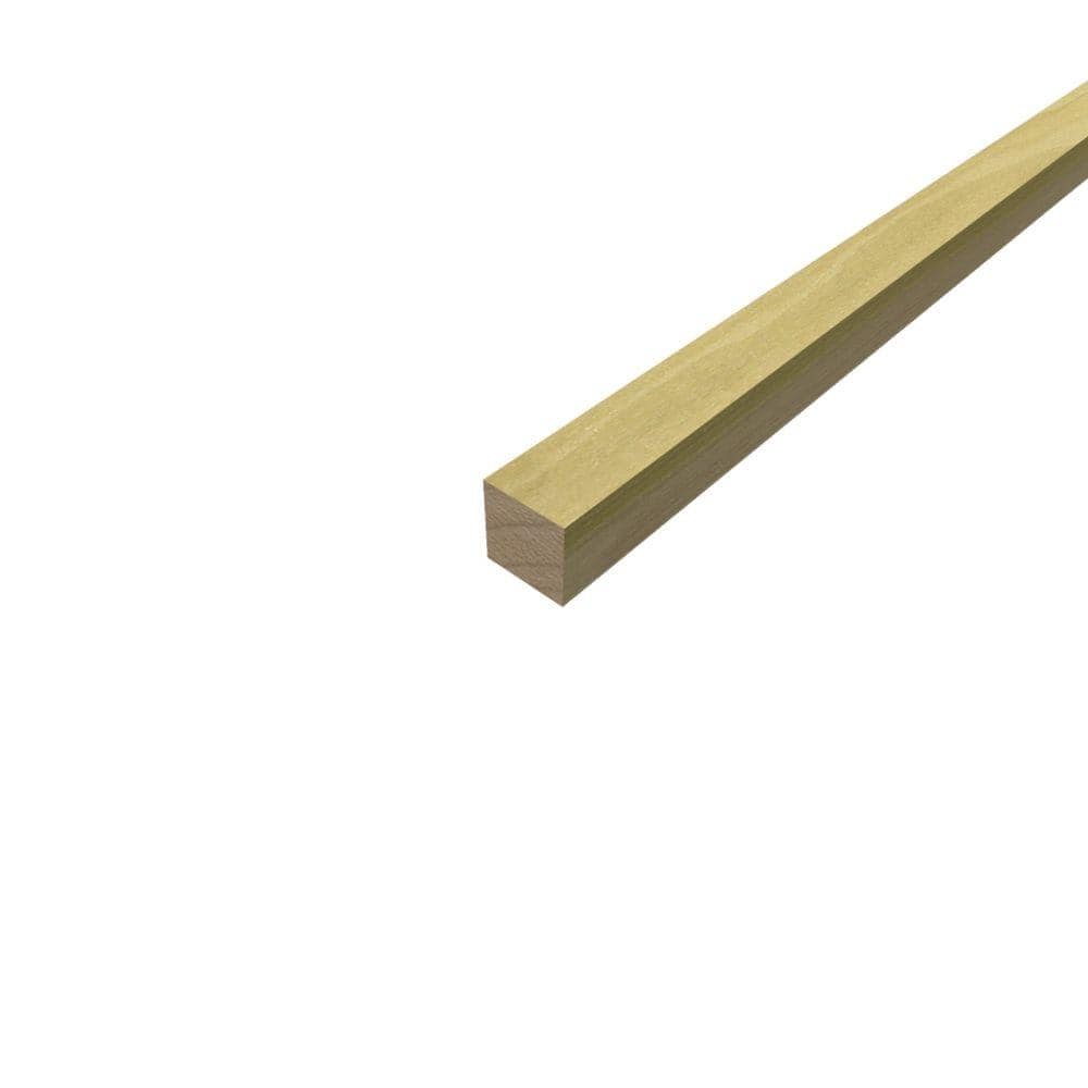 Sure-Wood Forest Products 2 in. x 2 in. S4S Poplar Board [Lineal Foot ...