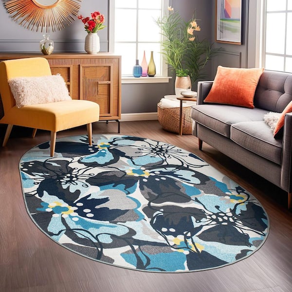 5 X 7 - Oval - Area Rugs - The Home Depot