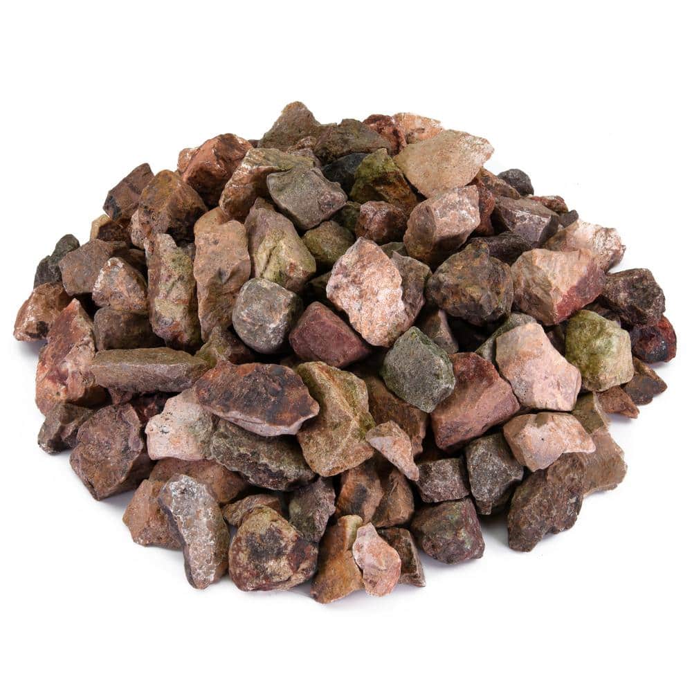 Yard Elements 25 Cu. Ft. of Small 3/4 in. Terra Cotta Bulk Landscape ...