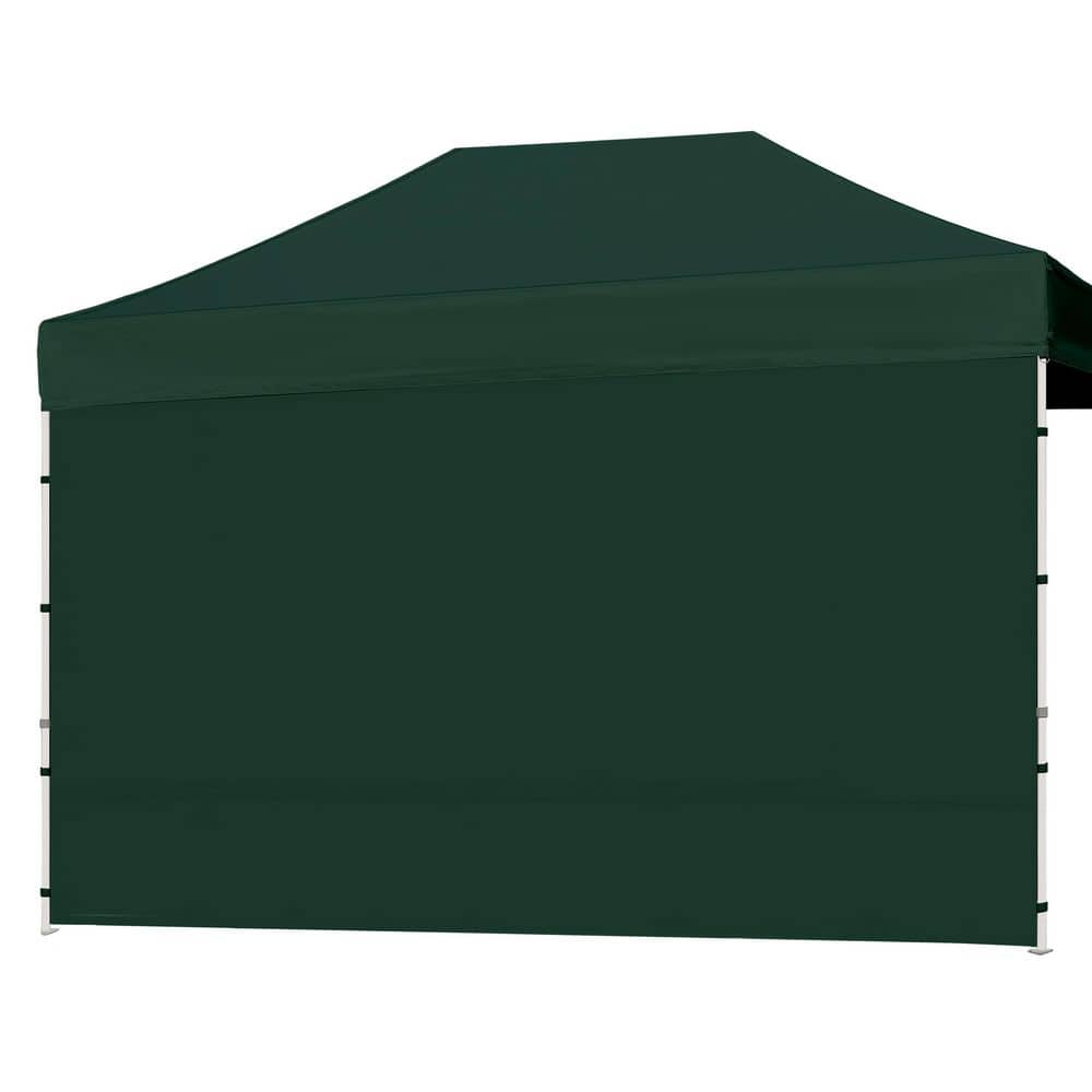 CoastShade 10 ft. x 15 ft. ForestGreen SunWall Canopy Tent Sidewalls ...
