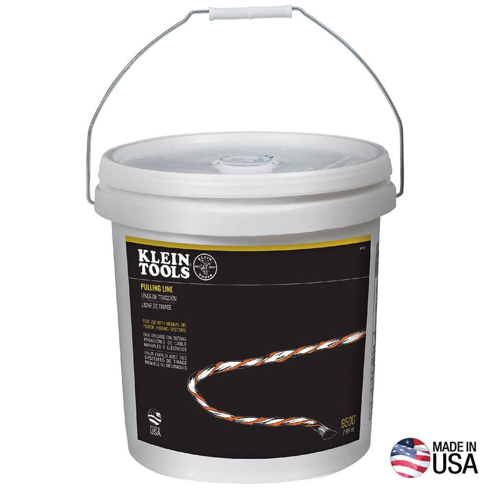 Klein Tools Poly Pull Line with Orange Tracer 6500-Foot 56110 - The ...