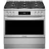 Frigidaire Gallery 36 in. 6-Burner Slide-In Dual Fuel Range in ...