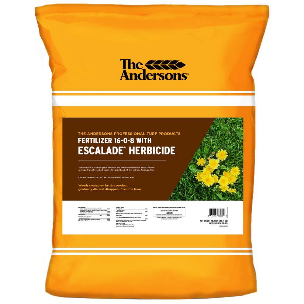 The Andersons 45 lbs. 11,250 sq. ft. 16-0-8 Fertilizer with Escalade ...