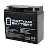 MIGHTY MAX BATTERY 12V 18AH SLA Battery Replacement for Enduring 6FM18 ...