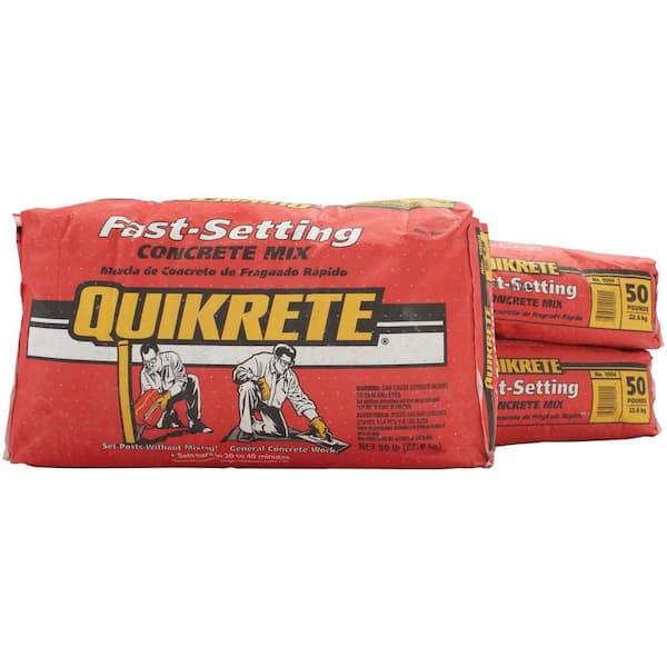 Quikrete 50 lb. Fast-Setting Mix A002F - The Home Depot