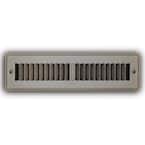 TruAire 15 in. Steel Brown Baseboard Diffuser Supply 115SB - The Home Depot