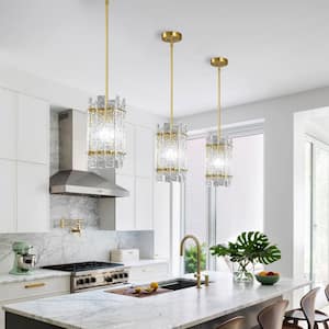 ZHLWIN Home Lighting 3-Light Black Modern Crystal Pendant Lighting ...